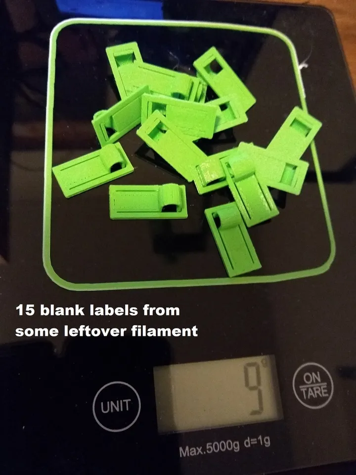Cable-Label, customizable by Coat | Download free STL model ...