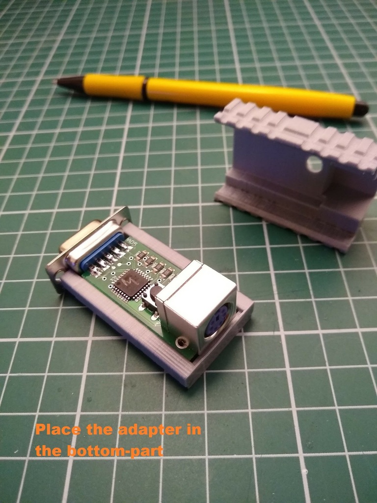 Case for Commodore 64 PS/2 mouse to 1351 mouse adapter by Coat ...