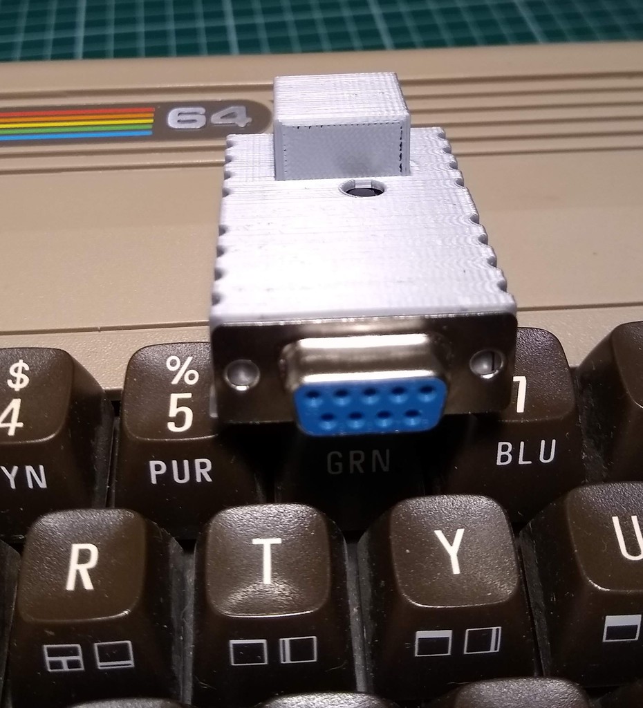 Case for Commodore 64 PS/2 mouse to 1351 mouse adapter by Coat ...