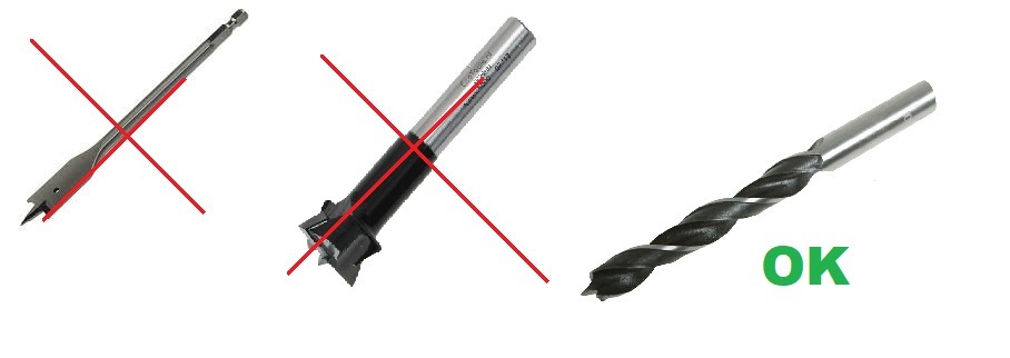 Drillguide for straight/perpendicular holes Type C1, all drillsizes by ...