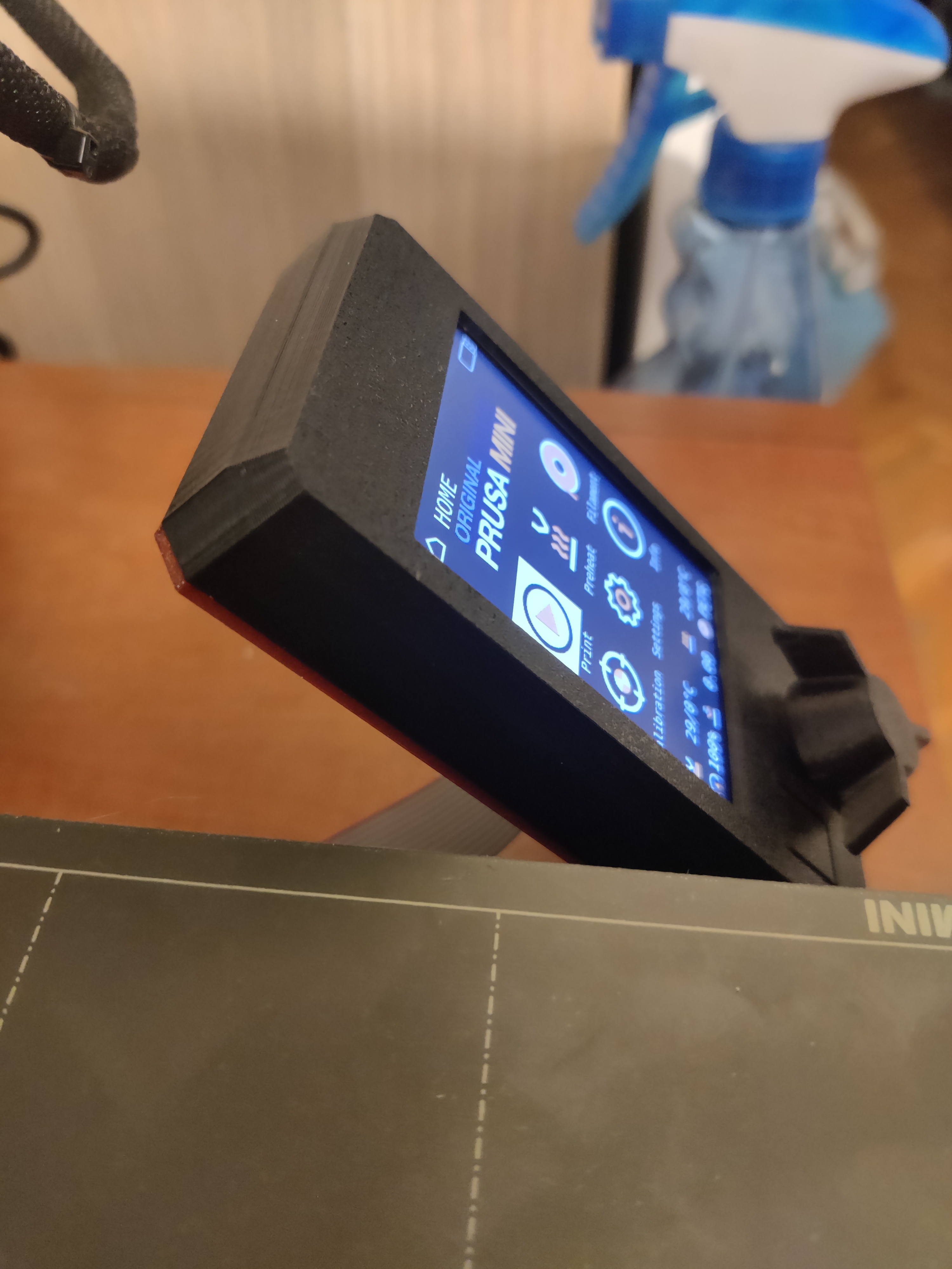 Prusa Mini LCD backplate by Sin | Download free STL model | Printables.com
