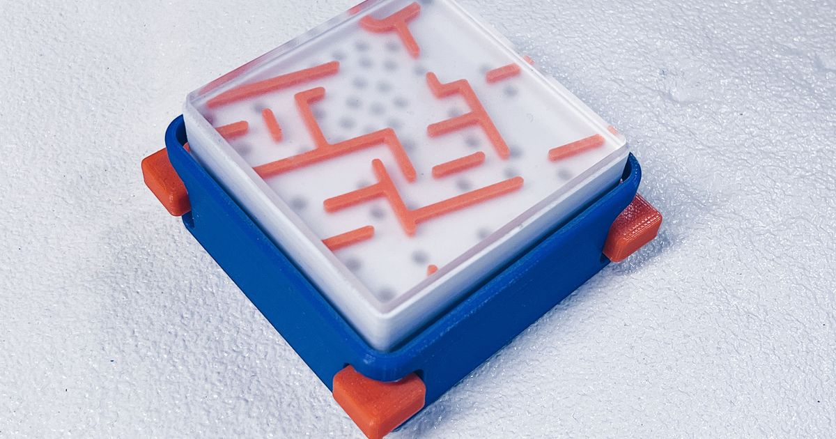 Ball Bearing Tilt Maze by 3DBrooklyn | Download free STL model ...