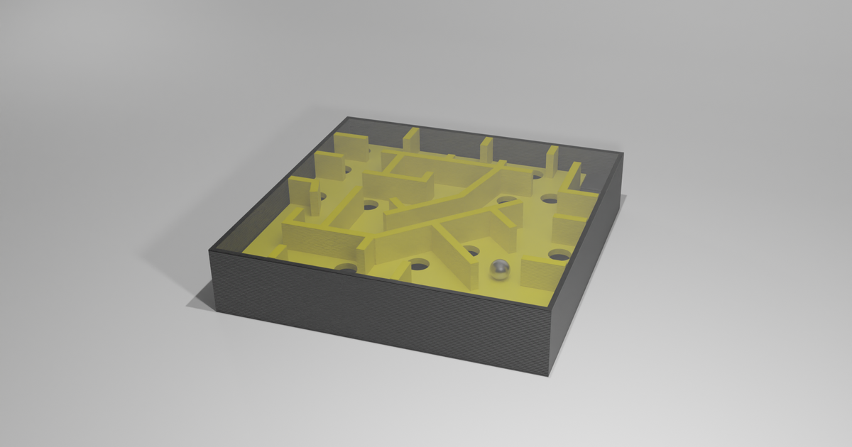 Leaky marble maze by Matěj Široký | Download free STL model ...