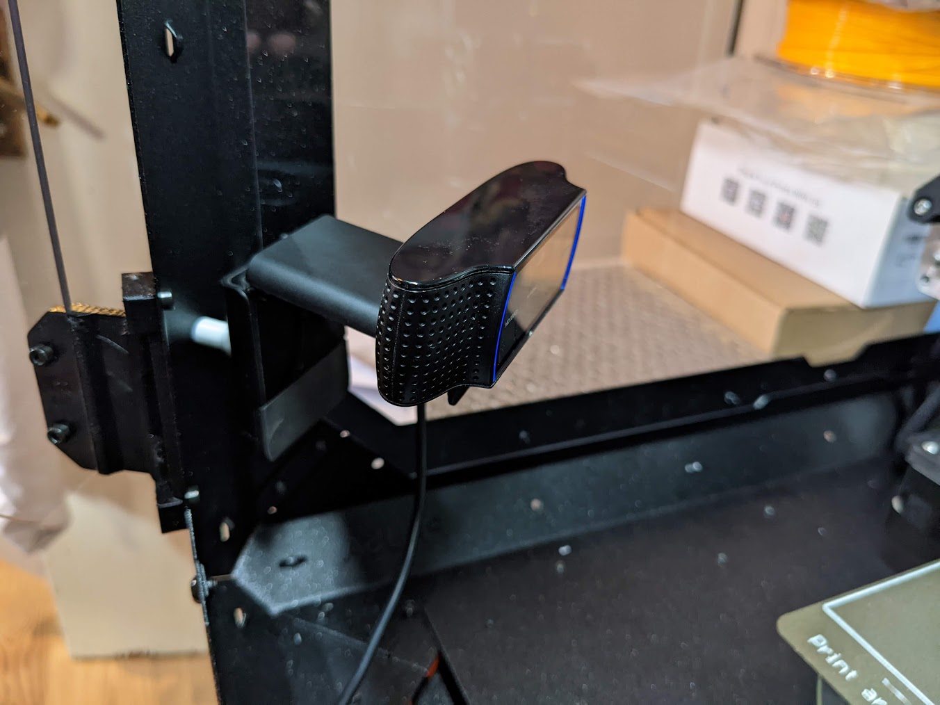 Original Prusa Enclosure Webcam Mount by Lavawine | Download free STL ...