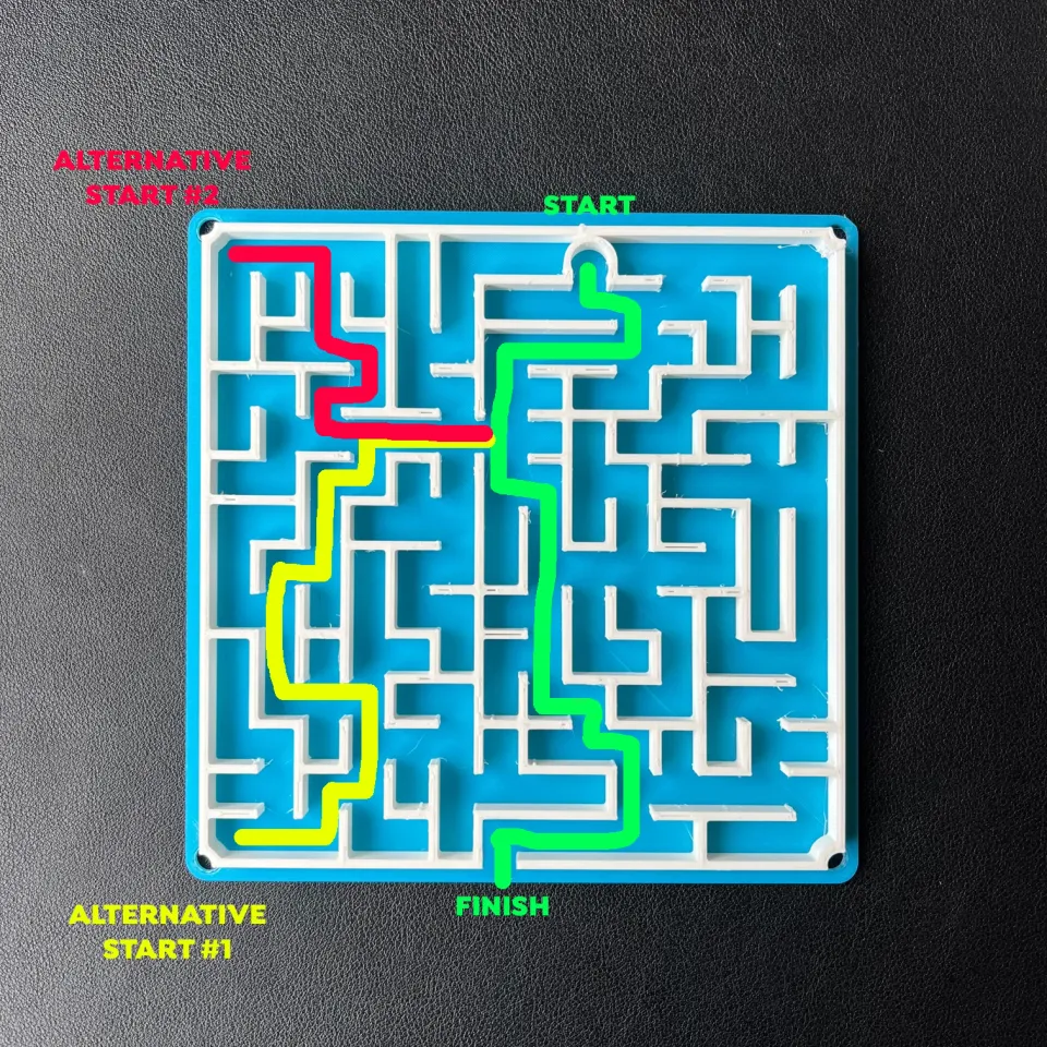 Party Maze challenge by MEAFdesigns | Download free STL model ...