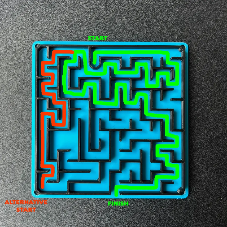 Party Maze challenge by MEAFdesigns | Download free STL model ...