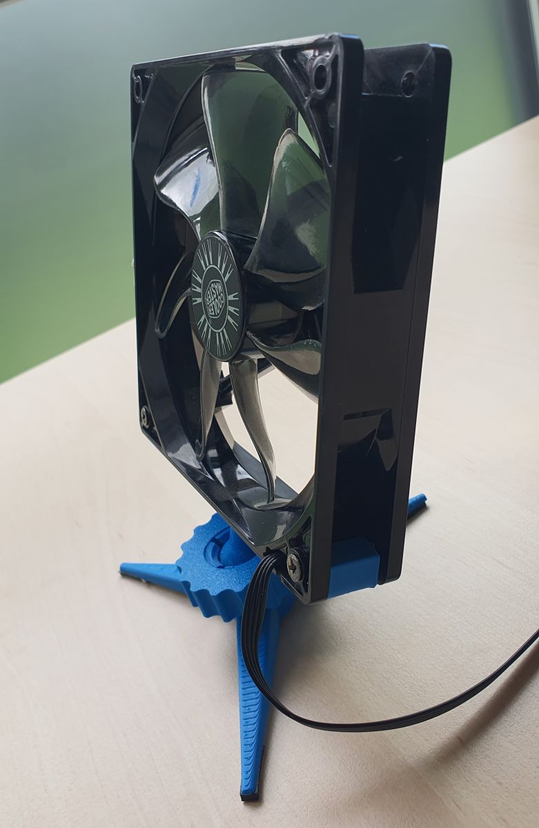 Fan holder - desk fan by Bryndak | Download free STL model | Printables.com
