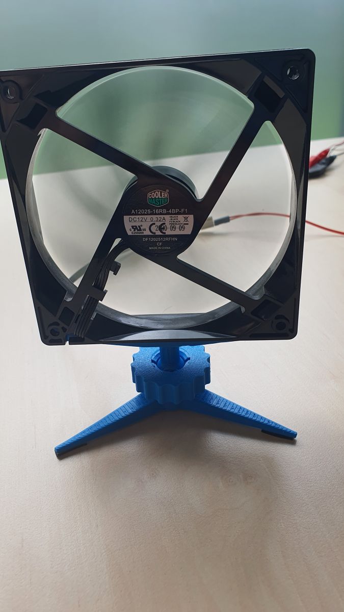 Fan holder - desk fan by Bryndak | Download free STL model | Printables.com