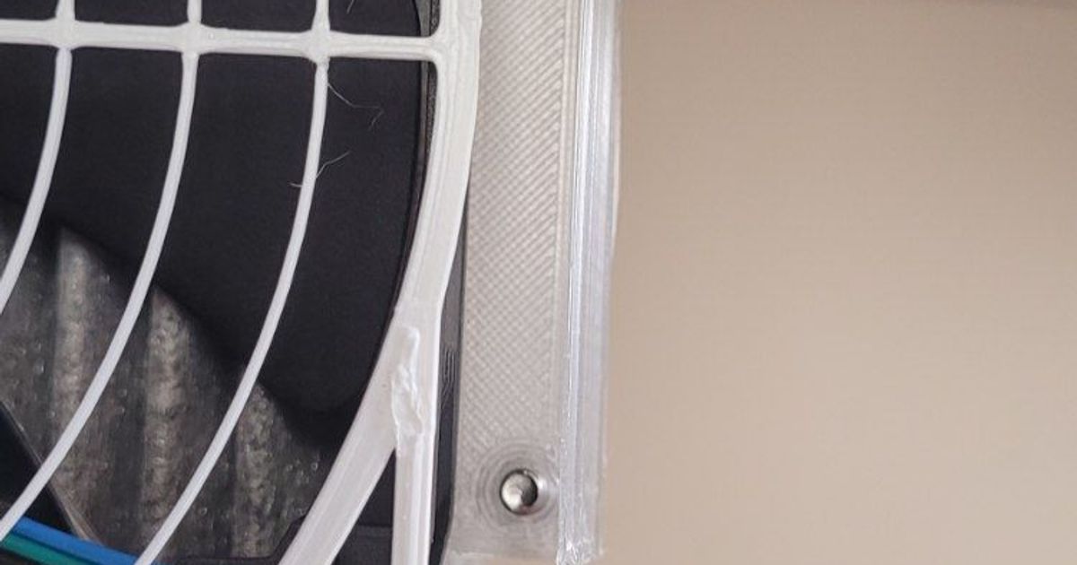 140mm Fan + Filter assembly by mongke | Download free STL model ...