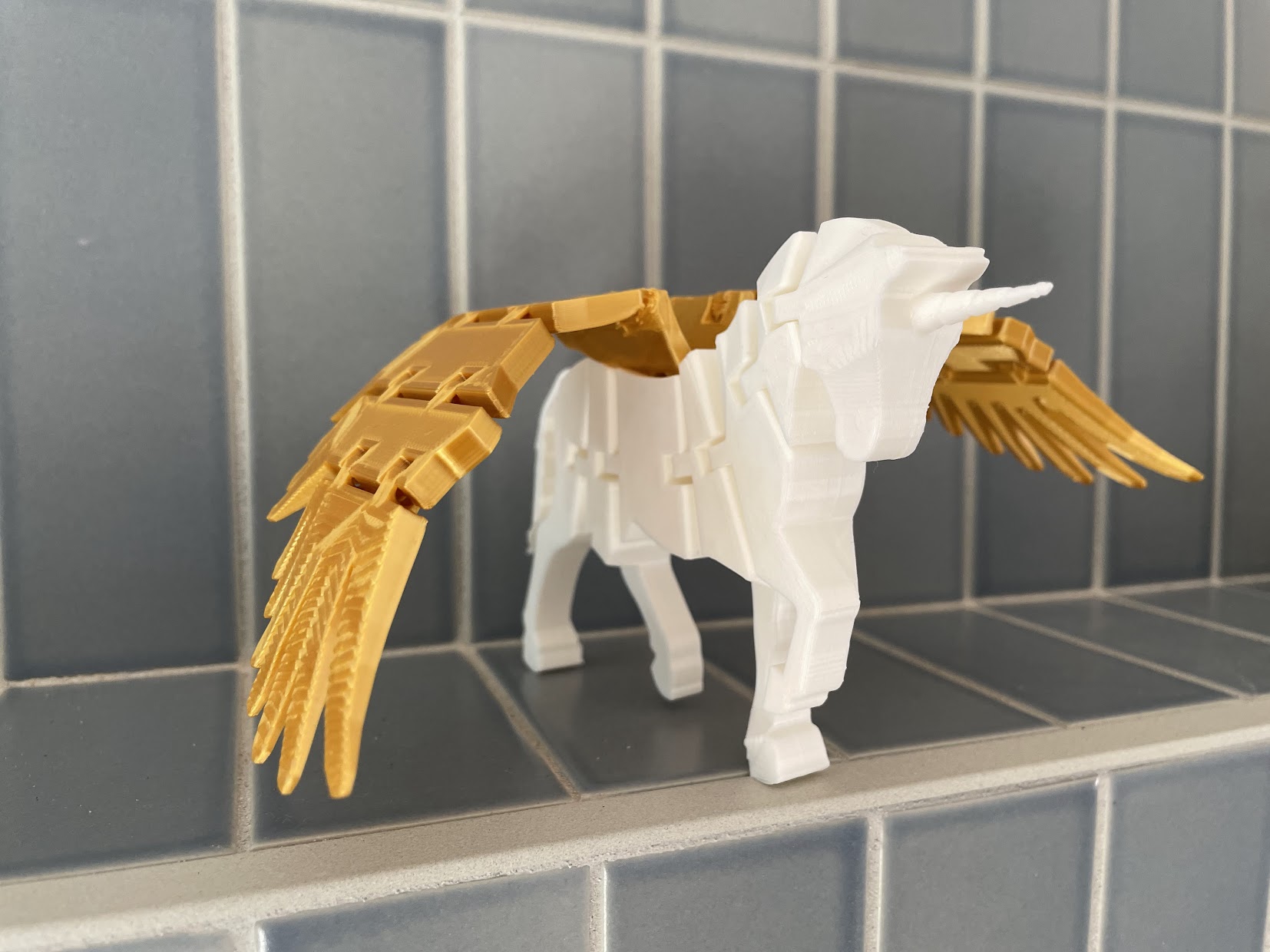 Flexi Alicorn von Jeffrey Yang | Kostenloses STL-Modell herunterladen ...