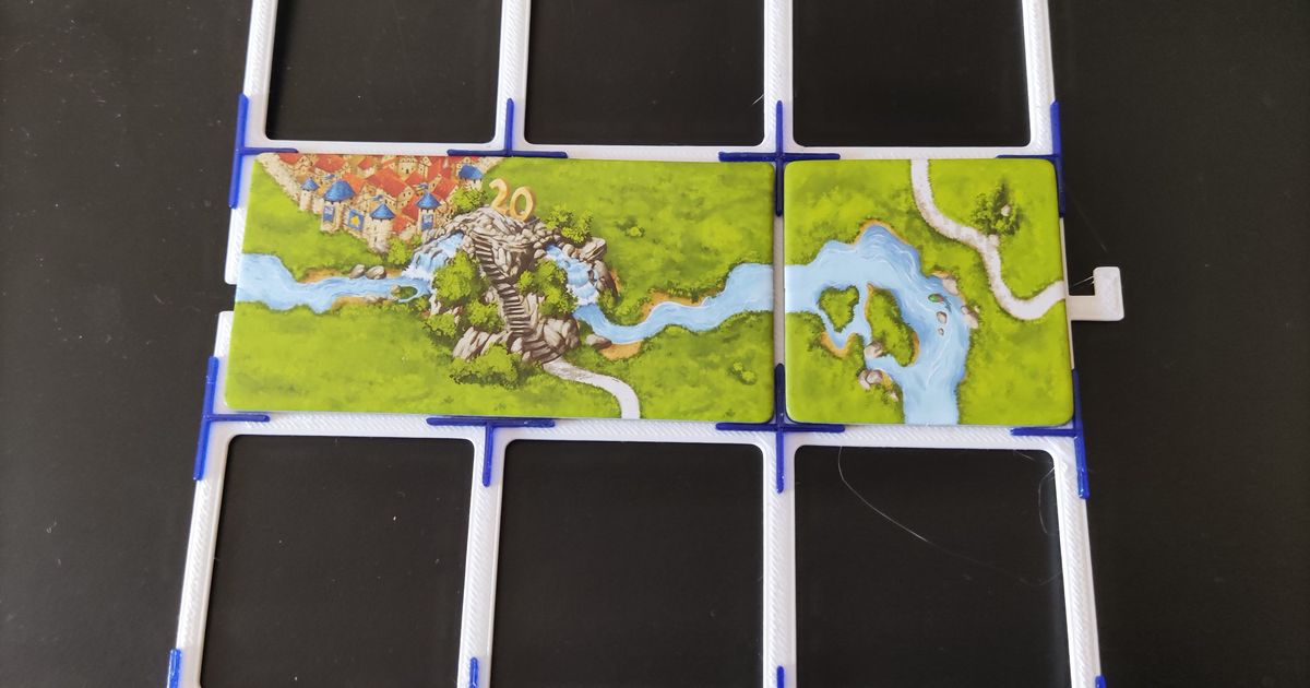 Carcassone Grid River double tile par kifreak | Téléchargez ...
