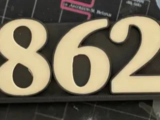 3D number set by chris | Download free STL model | Printables.com