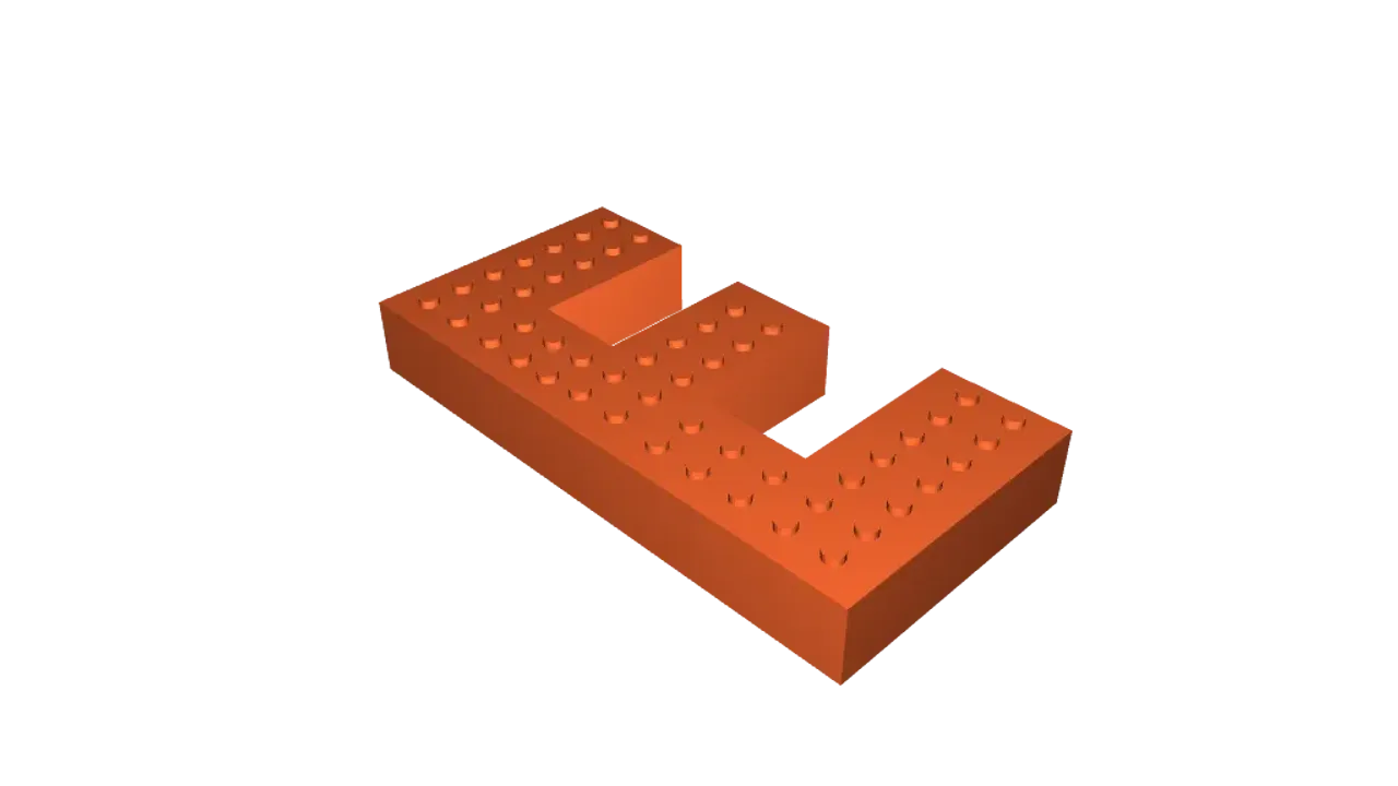 lego E by Cameron Smith | Download free STL model | Printables.com