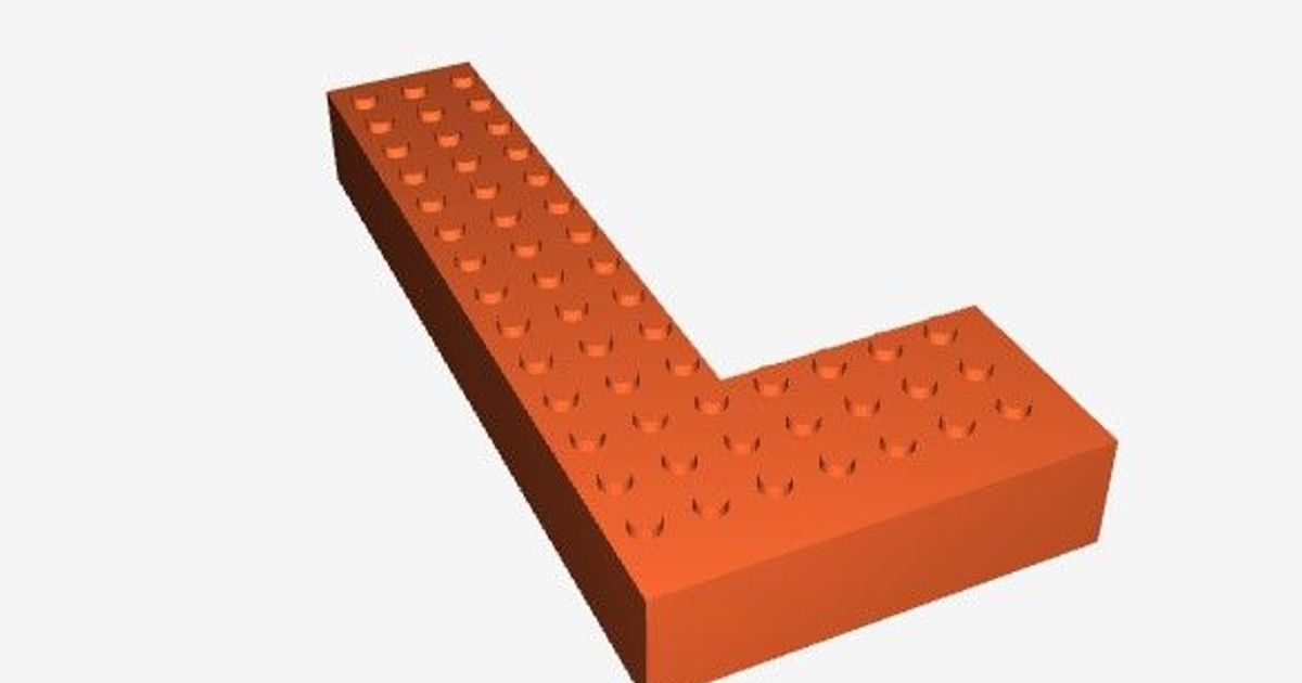 lego L by Cameron Smith | Download free STL model | Printables.com