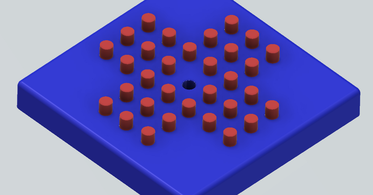 Solitaire puzzle game by Wilbil | Download free STL model | Printables.com