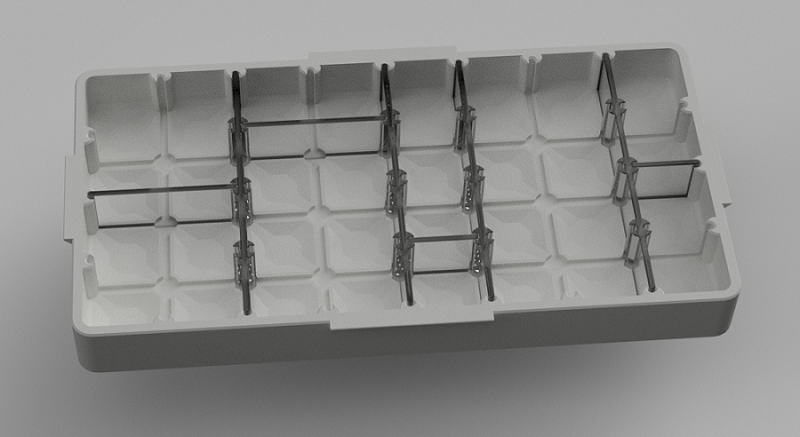 Box with customizable dividers by kynes | Download free STL model ...