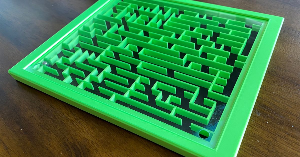 Maze 18x21 by Raymond | Download free STL model | Printables.com
