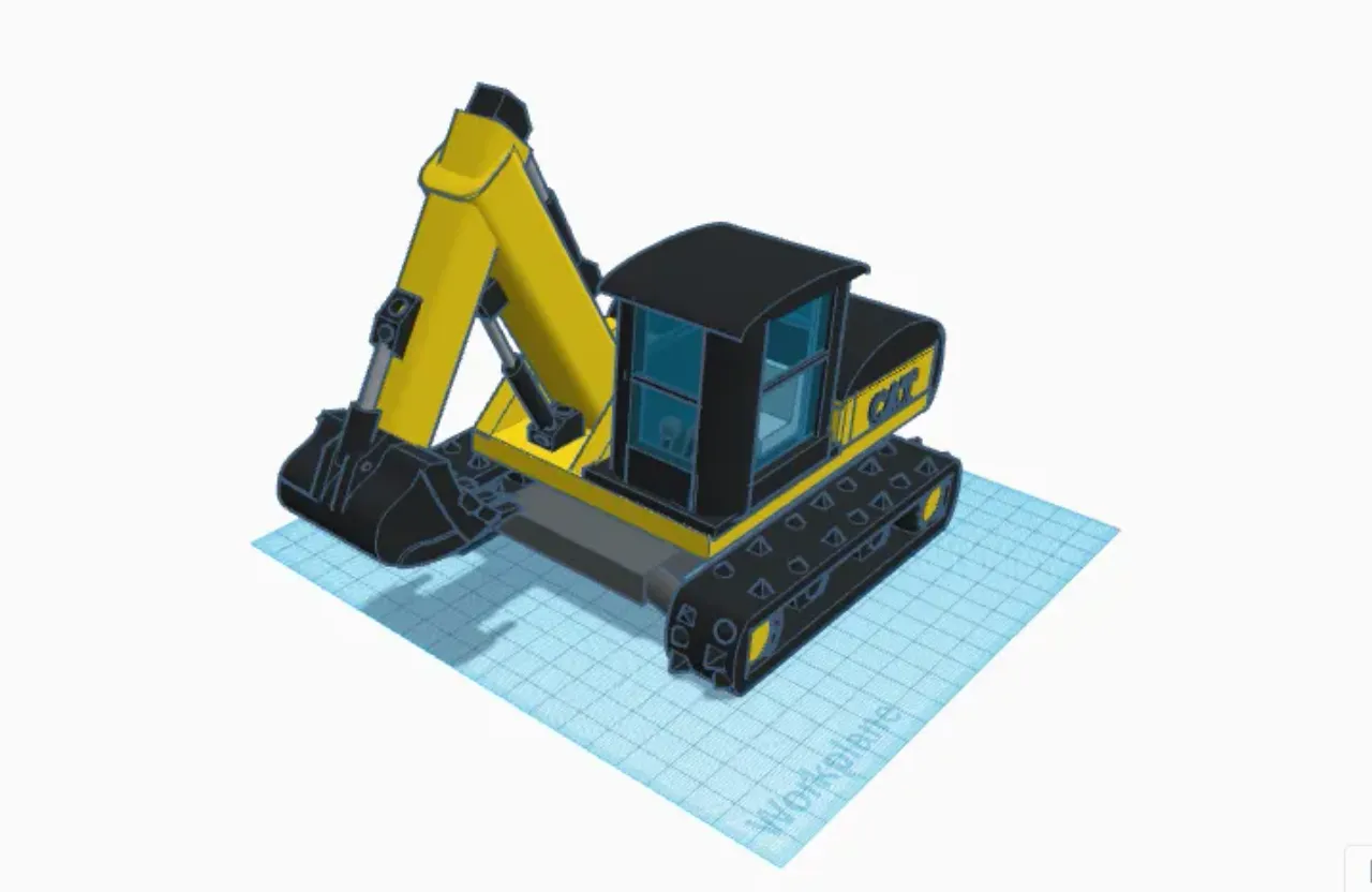 CAT Excavator by Hammy | Download free STL model | Printables.com