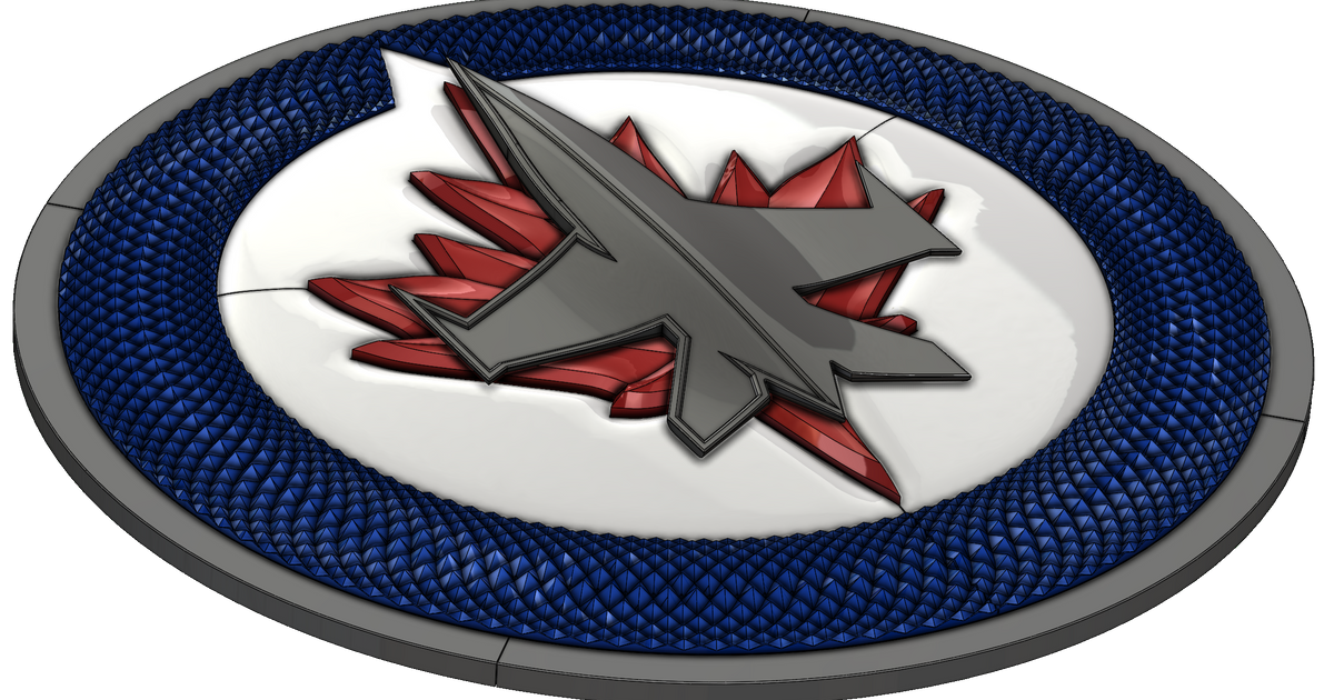 Winnipeg Jets Custom Logo by vider | Download free STL model ...