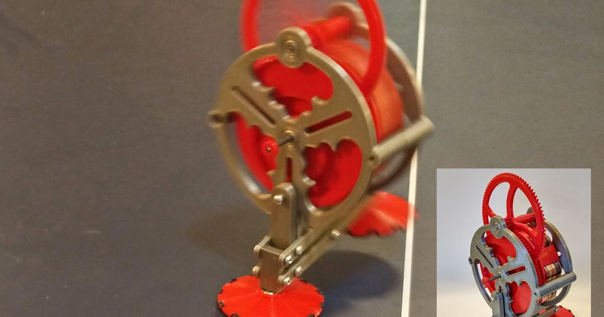 Gyroman 4: Walking Gyroscope od autora LoboCNC | Stáhněte si zdarma STL ...