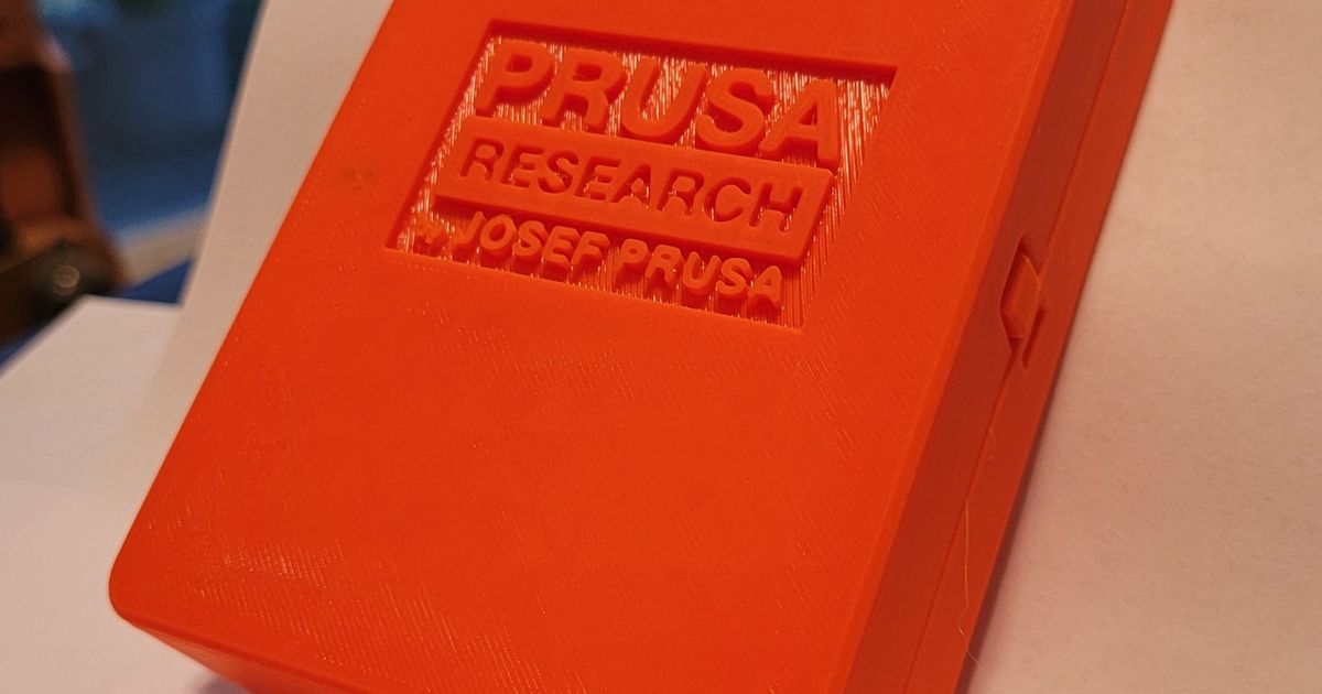 3D Printing Toolbox with Prusa Research Logo by Brian Berkley ...