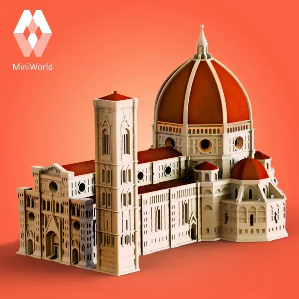 Florence Cathedral , Italy by MiniWorld3D | Download free STL model ...