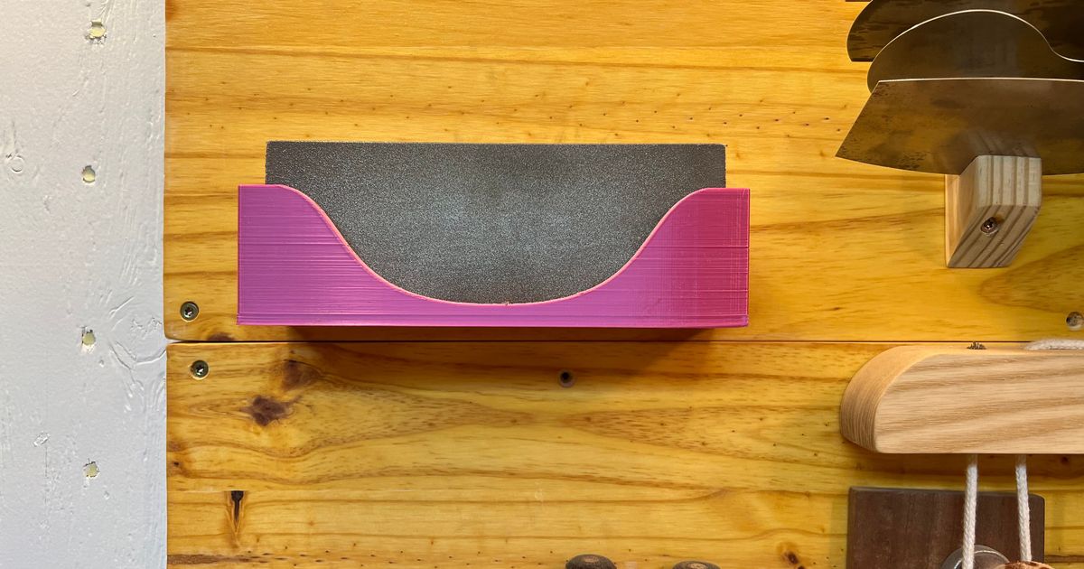 3"x8" Diamond Sharpening Stone Holder 3 Slots by saitcakmak | Download ...