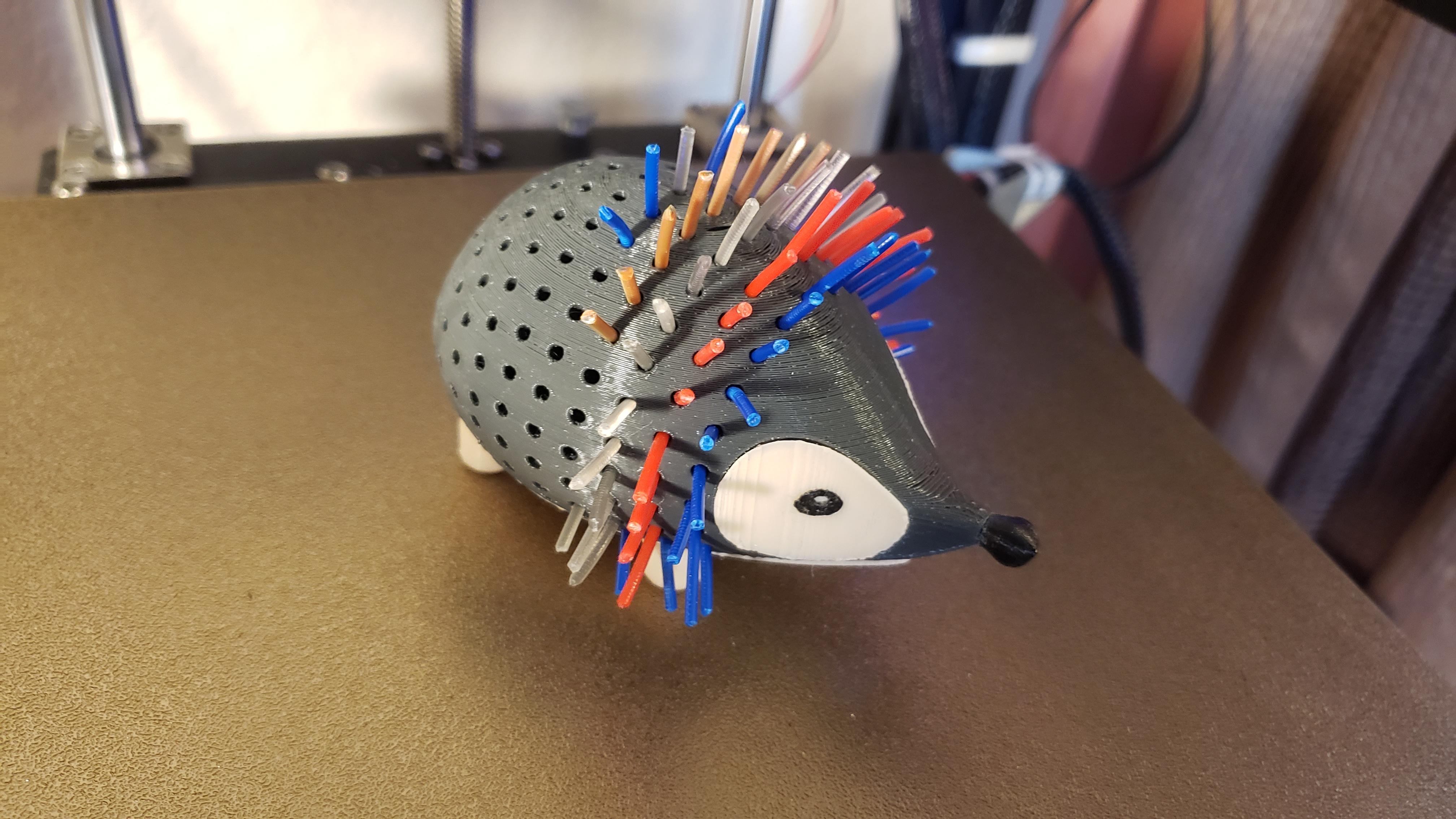 Small Multicolored Hedgehog for single color printer by AKinferno ...