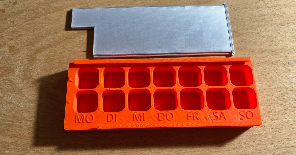 Pill Staging Container by Shamino | Download free STL model ...