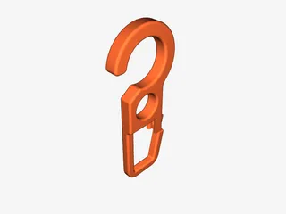 Curtain hook by Vsedlak | Download free STL model | Printables.com