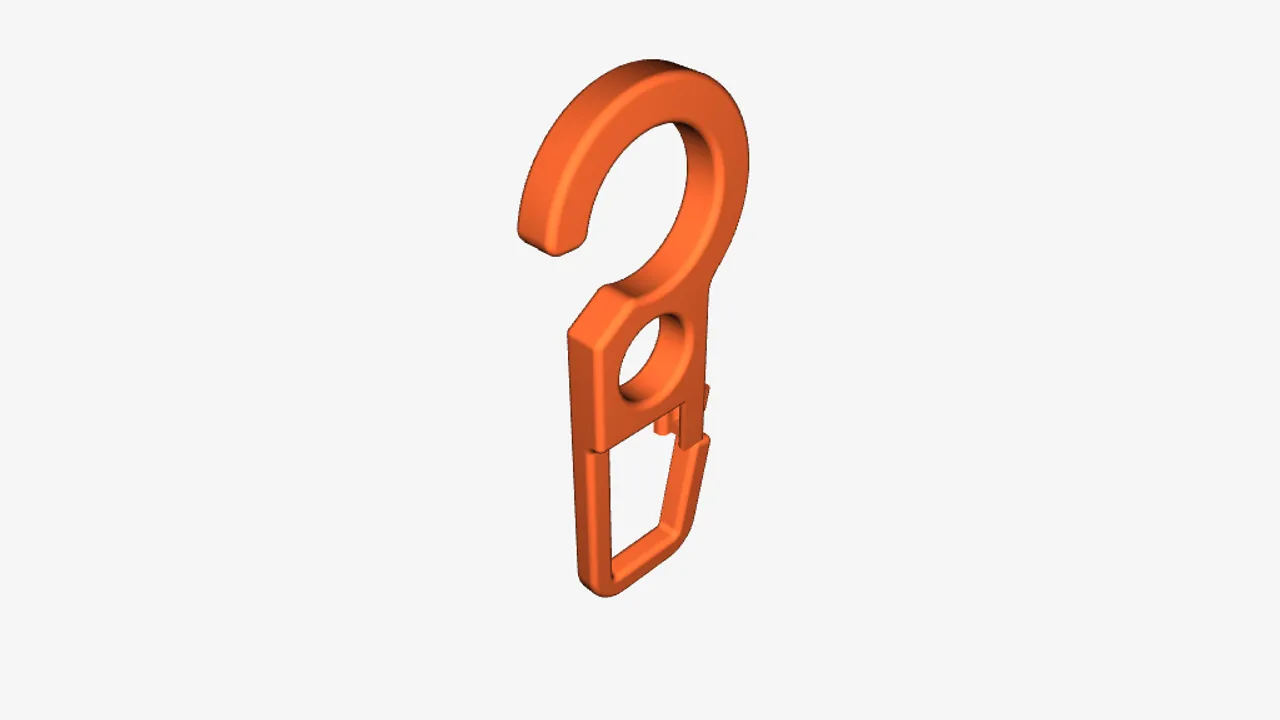 Curtain hook by Vsedlak | Download free STL model | Printables.com