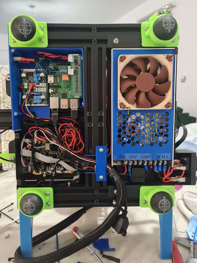 Ender 3 v2 front electronics mod by t3chguy | Download free STL model ...