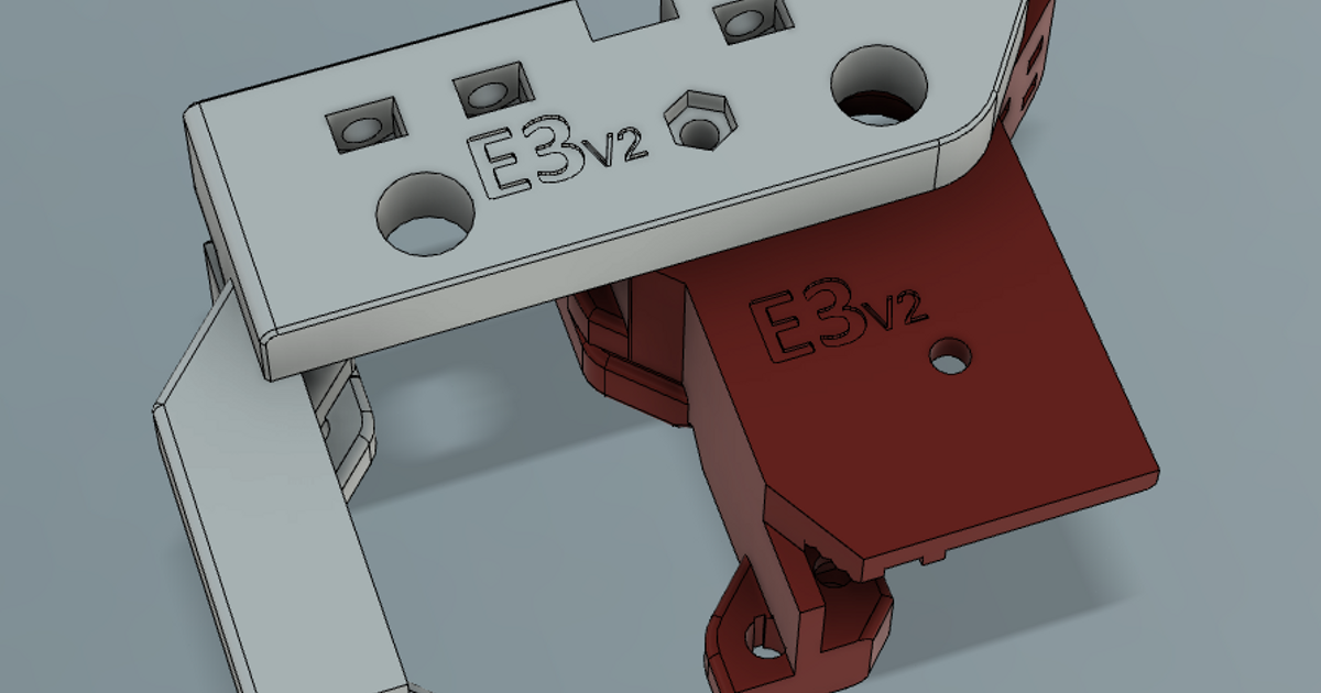 Hydra Fan Duct Ender 3 v2 Modifications by t3chguy | Download free STL ...