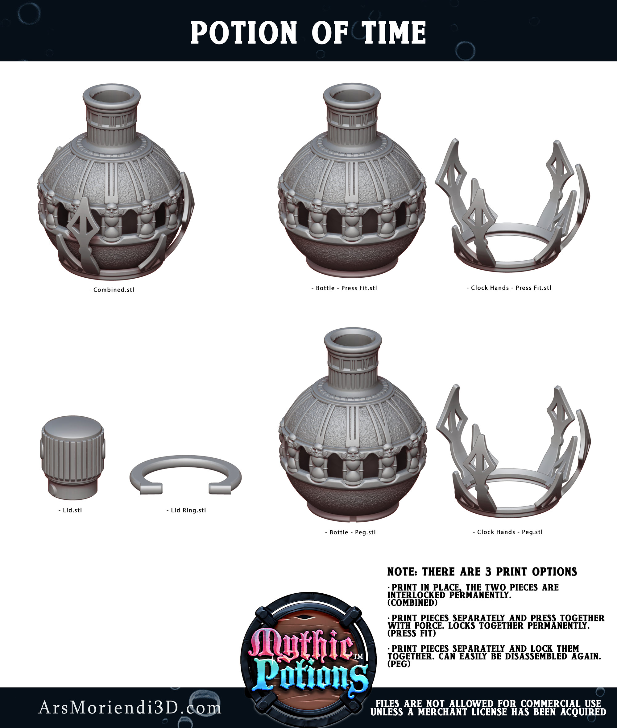 Potion of Time - Mythic Potions autorstwa Ars Moriendi 3D | Pobierz ...