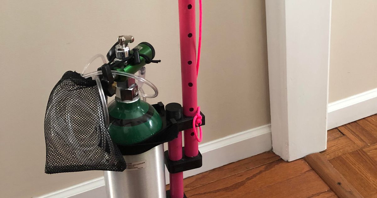 Oxygen tank roller by Cayce | Download free STL model | Printables.com