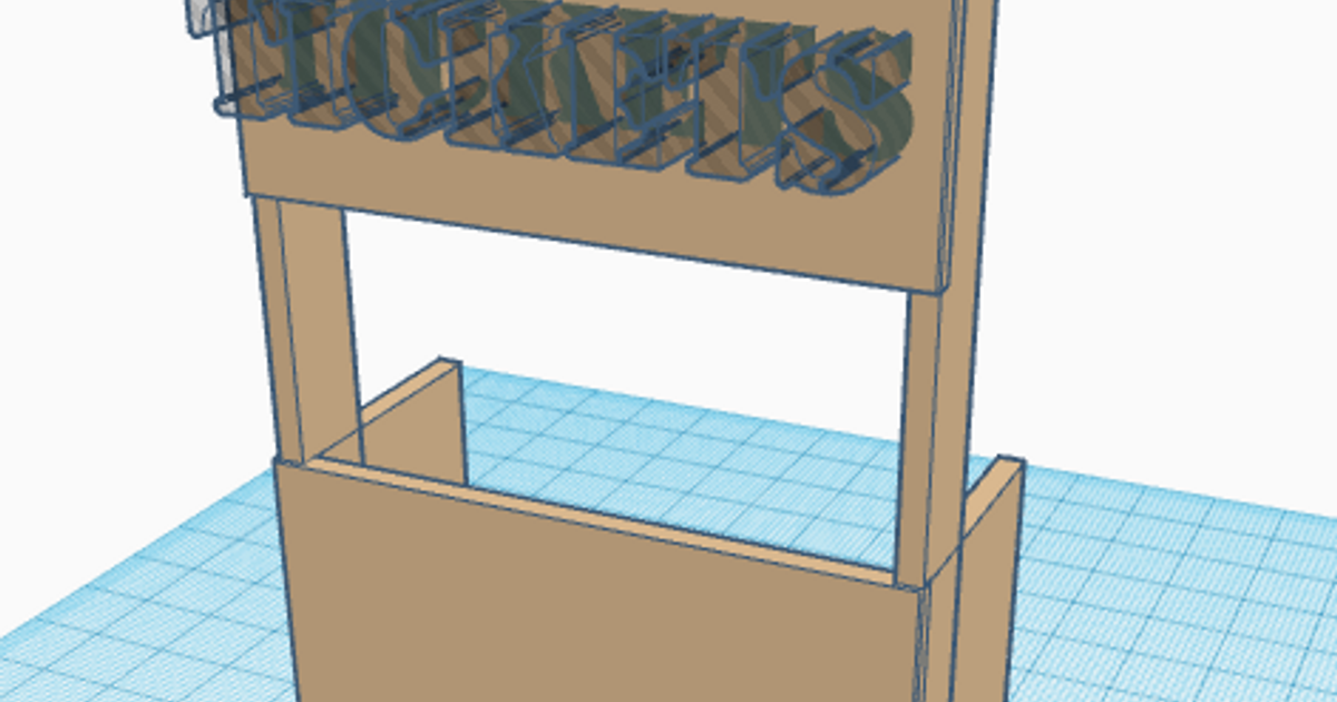 Ticket stand by Hammy | Download free STL model | Printables.com