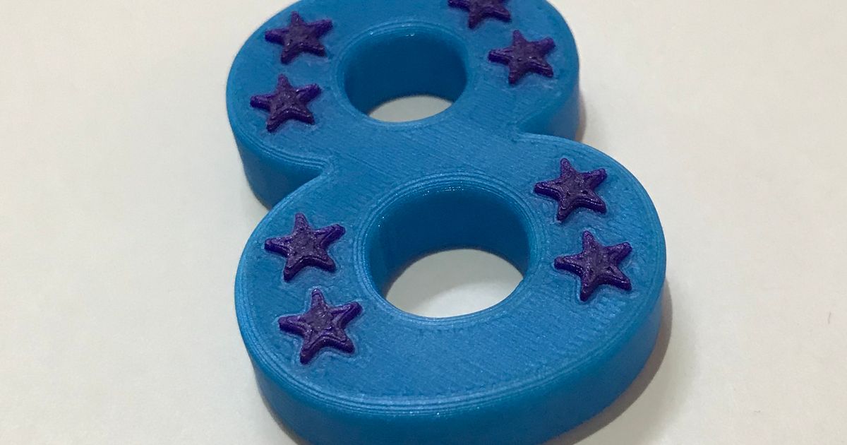 Educational Sensory Star Number Set by PamA | Download free STL model ...