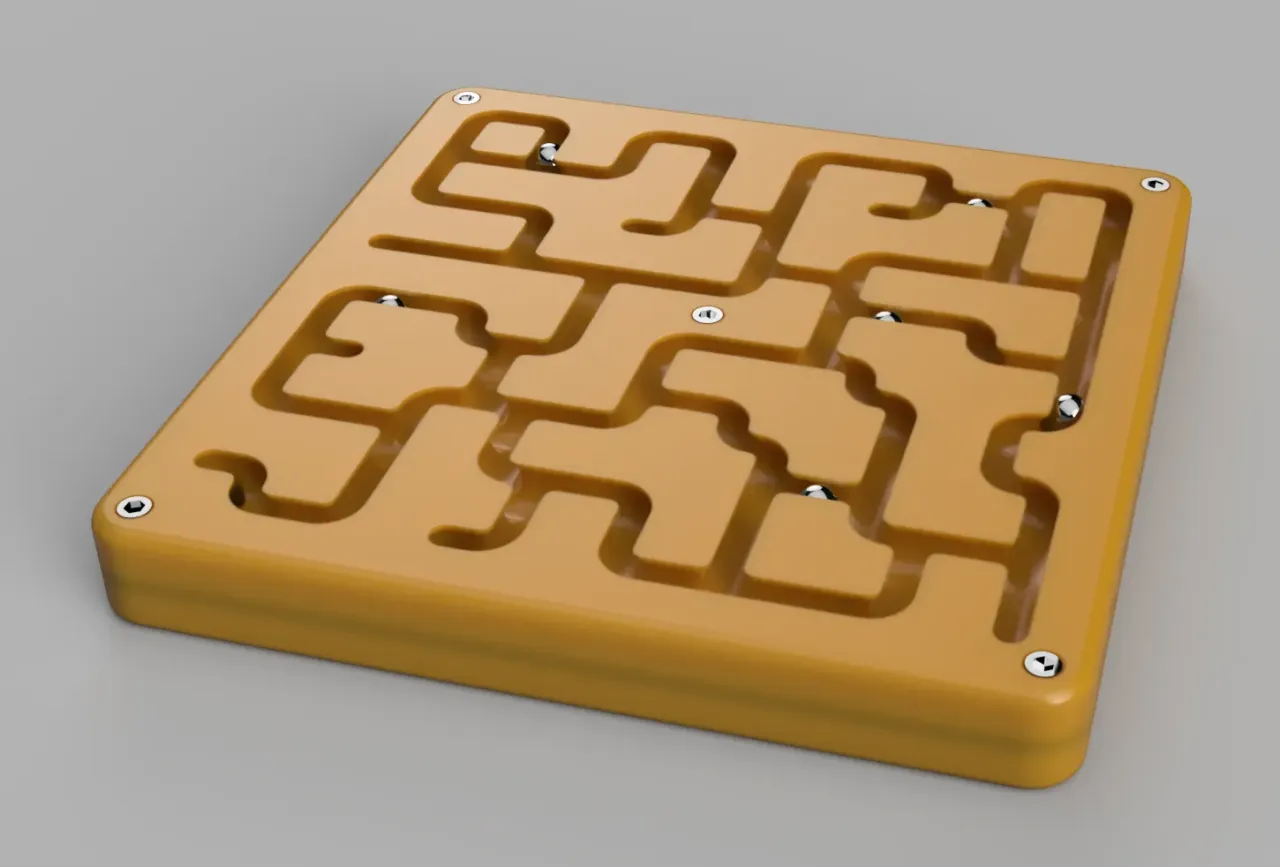 Double-Sided Sensory Ball Bearing Maze by trrevvorr | Download free STL model | Printables.com