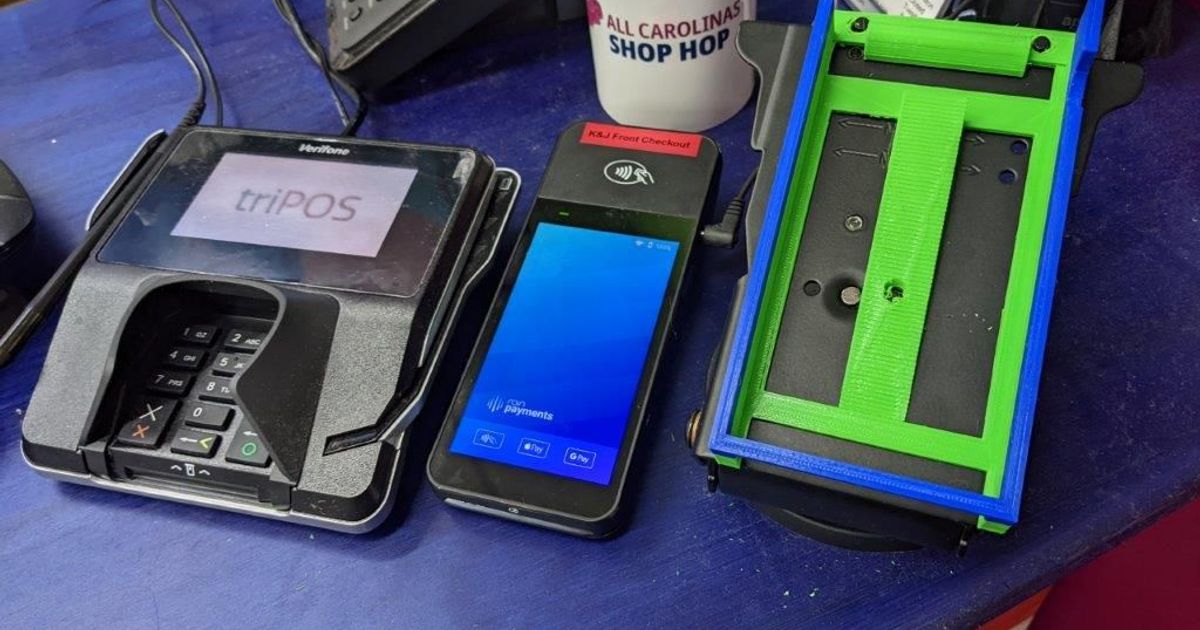 WisePOS E Mount adaptor by John Mak | Download free STL model ...