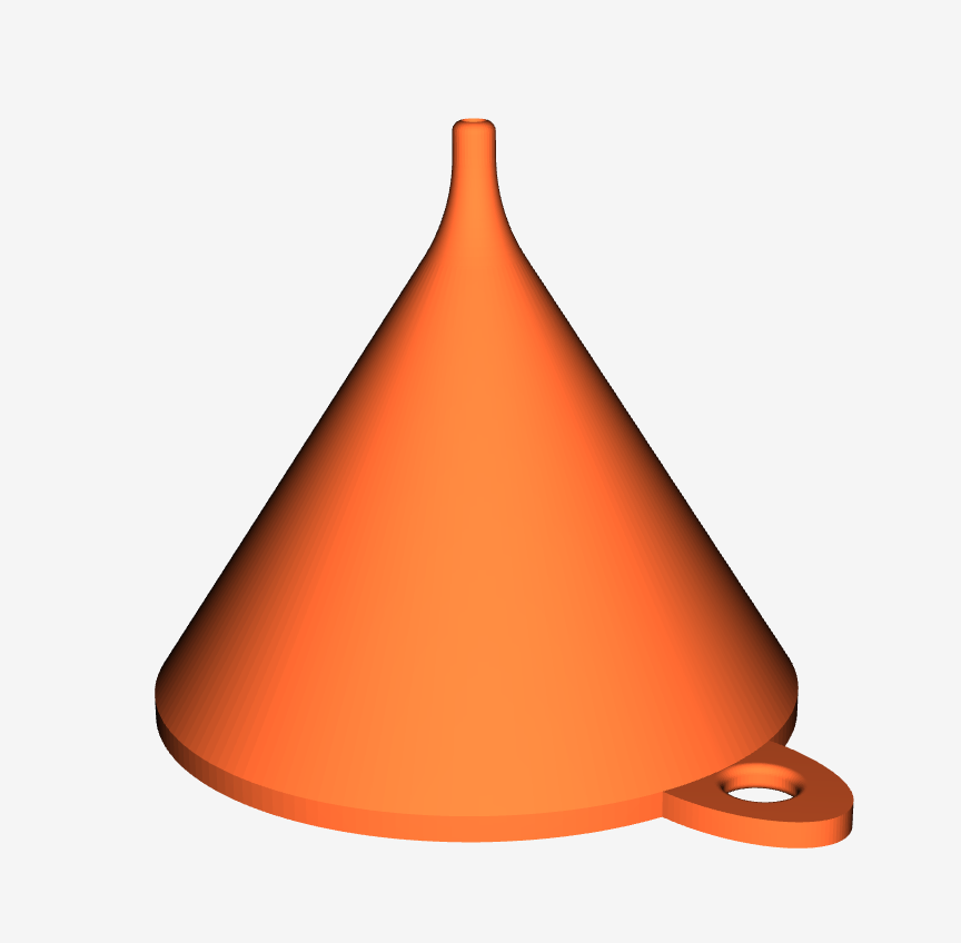 Small Funnel for boat steering fluid by Widsa | Download free STL model ...