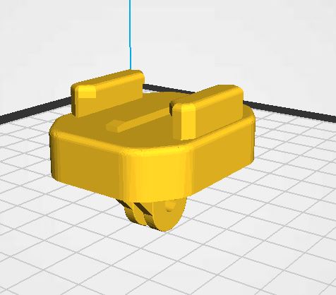 Base con soporte Gopro by Sebastián | Download free STL model ...