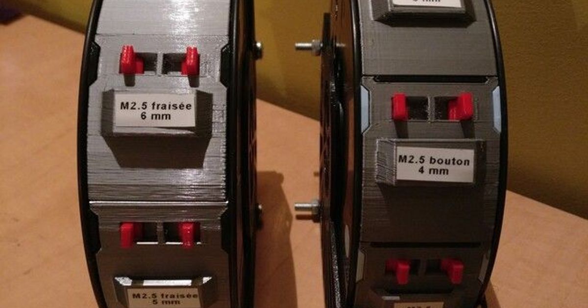 Vertical Filament Spool Parts remix - bins, bins, bins ! by PapaYankee ...