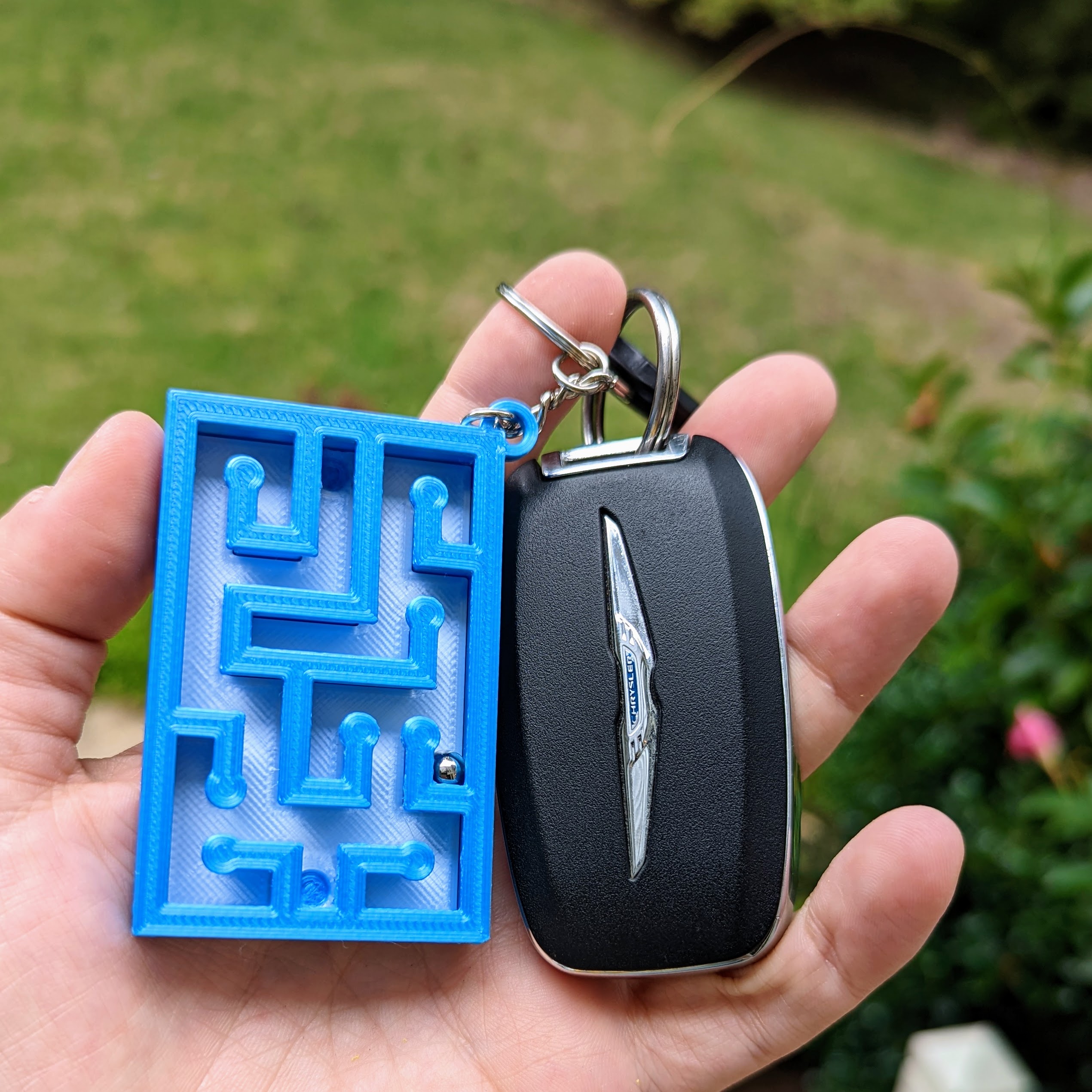 Circuitry-Inspired Keychain Marble Maze by Jessica Mauerhan | Download ...