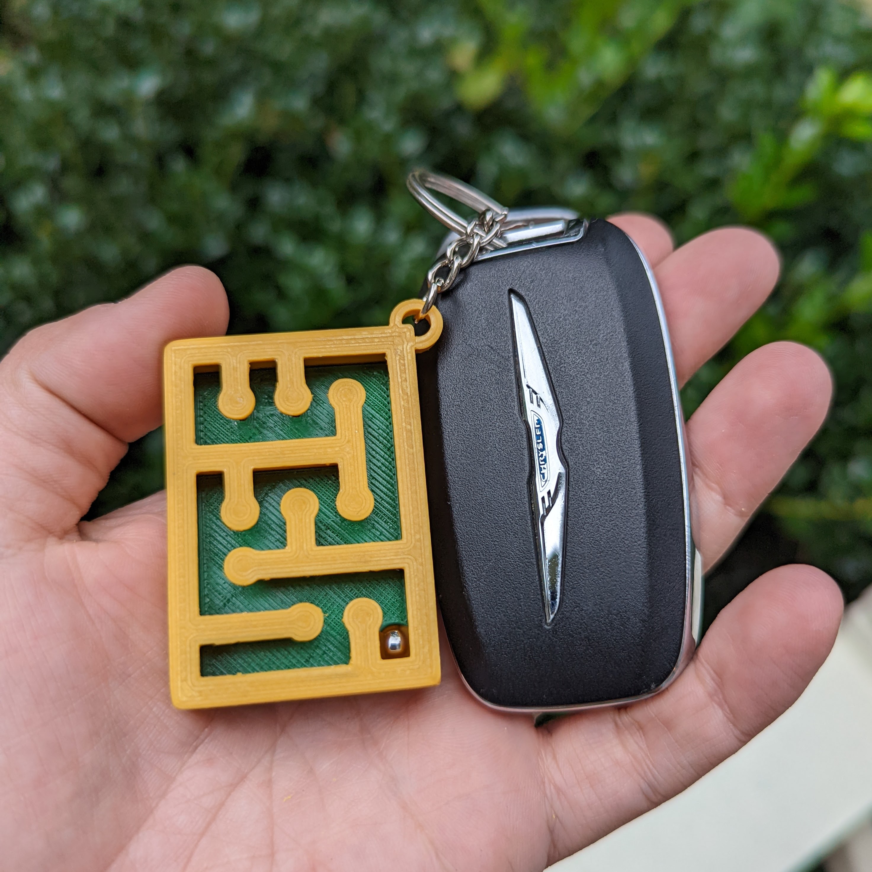 Circuitry-Inspired Keychain Marble Maze by Jessica Mauerhan | Download ...