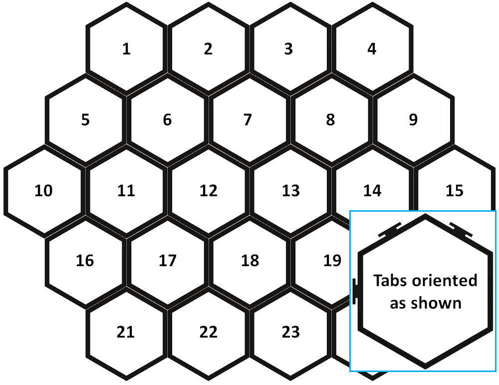 Fallout Board Game Hex Tile Frames and Holder by Joe-OSU- | Download ...