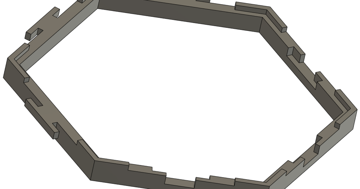 Fallout Board Game Hex Tile Frames and Holder by Joe-OSU- | Download ...