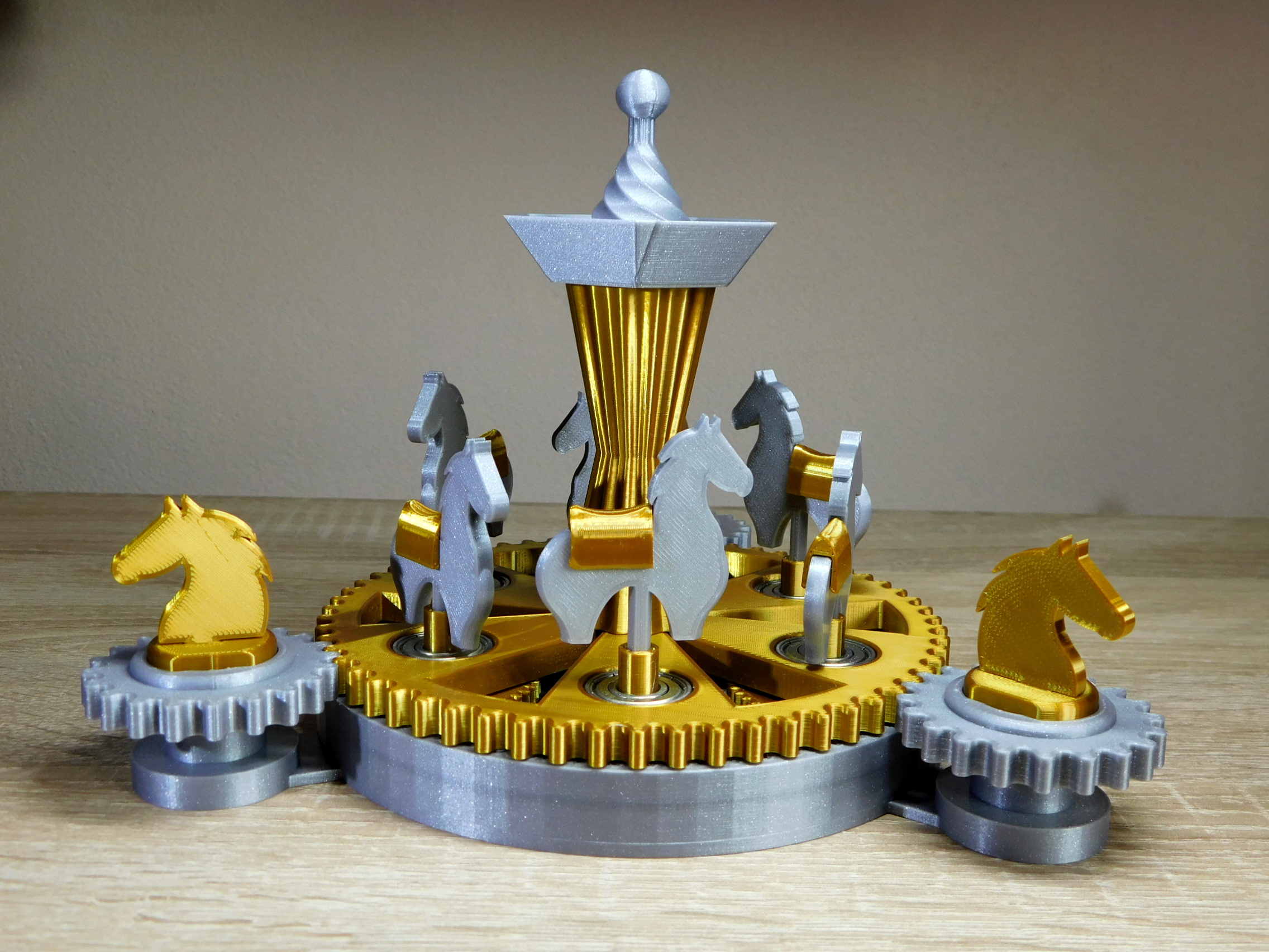 Mechanical carousel with horses by Thorin Oakenshield | Download free ...