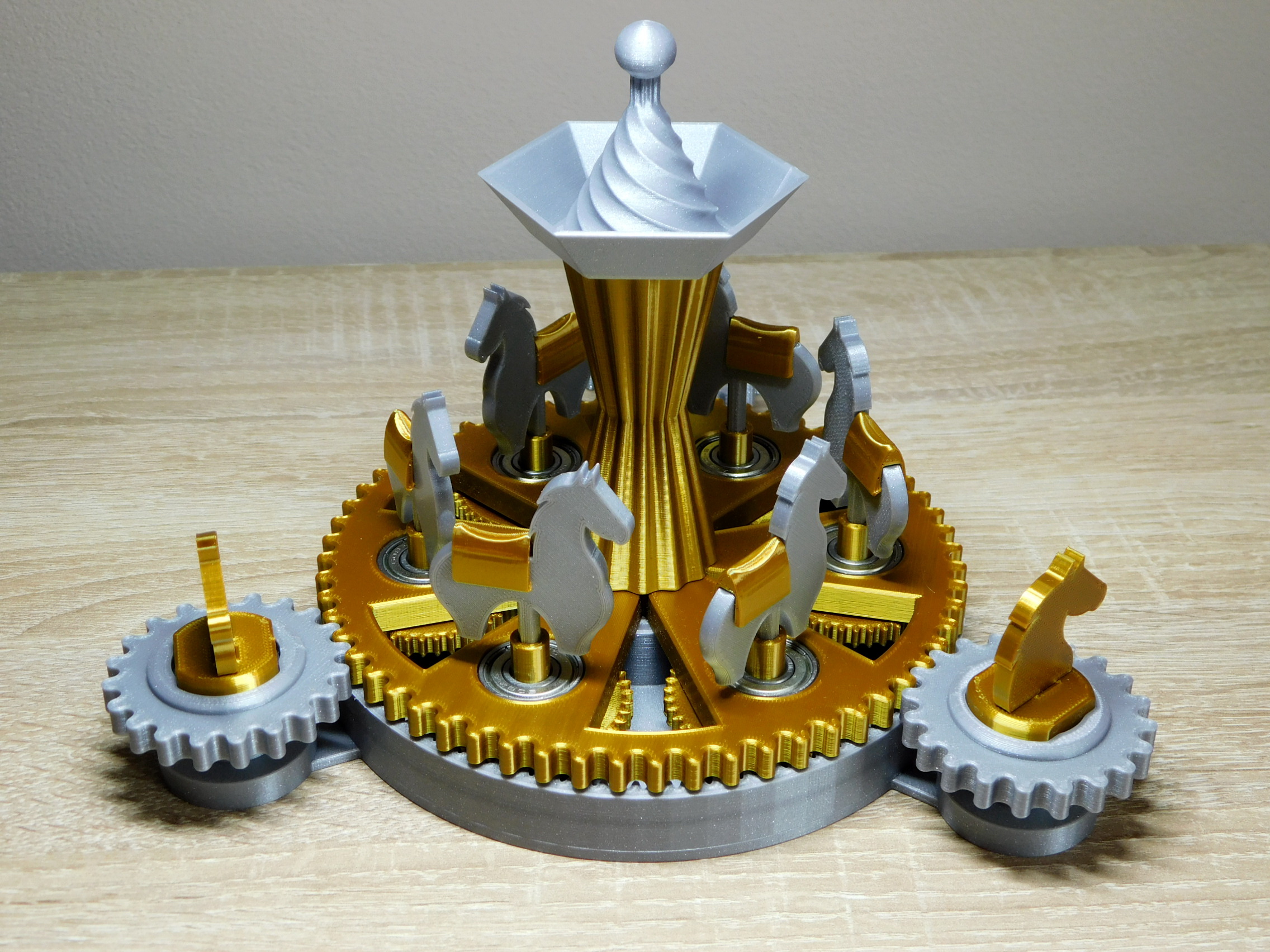 Mechanical carousel with horses by Thorin Oakenshield | Download free ...