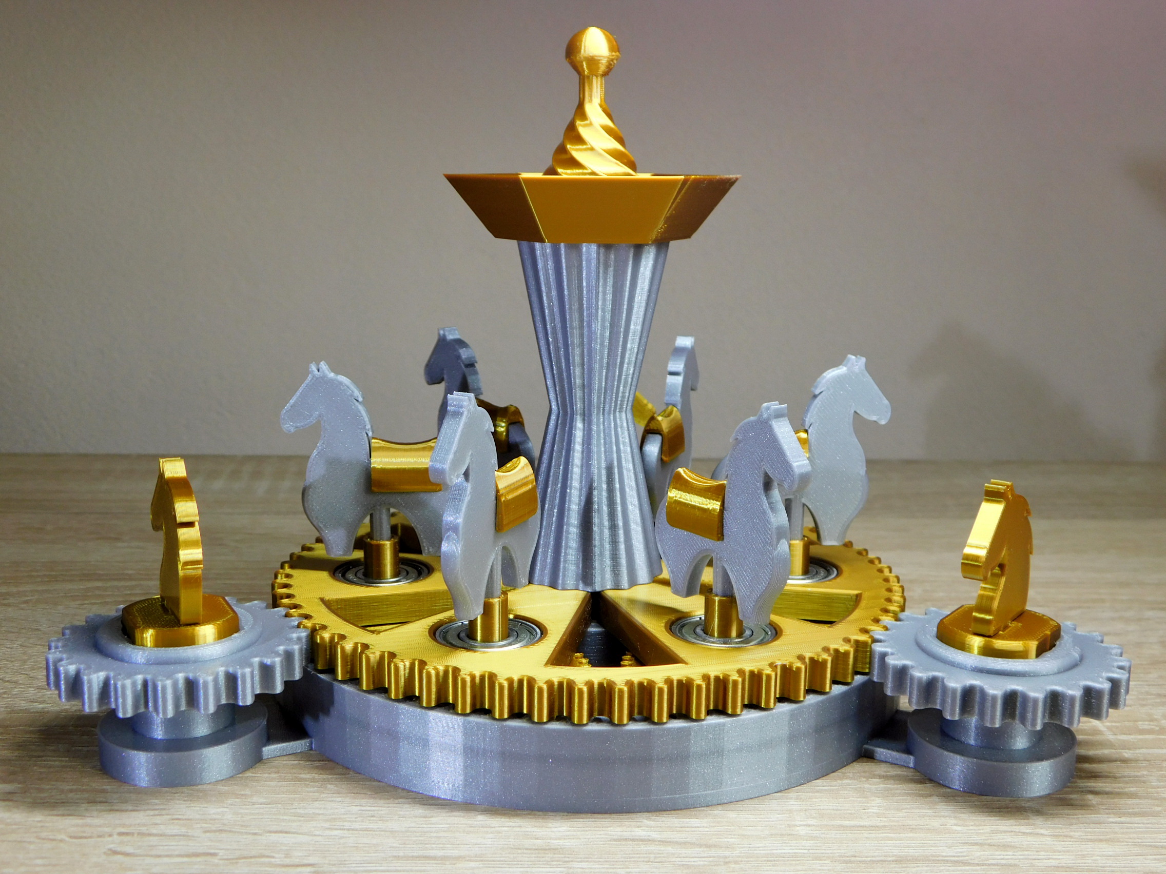 Mechanical carousel with horses by Thorin Oakenshield | Download free ...