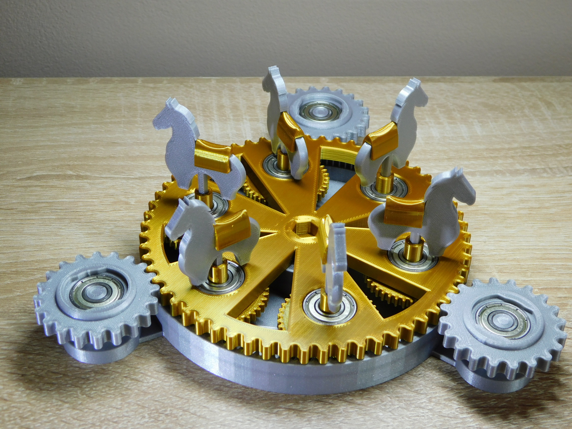 Mechanical carousel with horses by Thorin Oakenshield | Download free ...